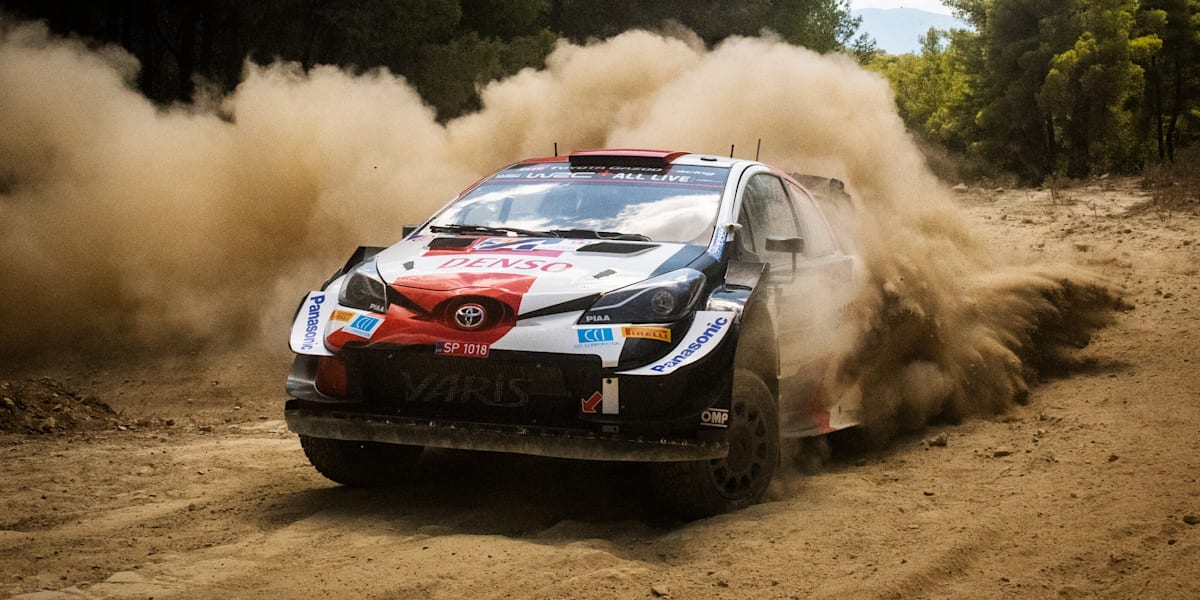 FIA WRC 2021: Acropolis Rally Greece corner comparison