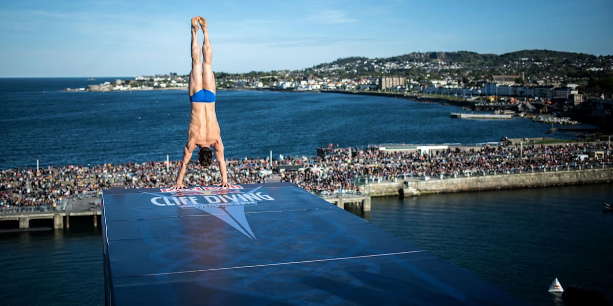 Red Bull Cliff Diving: veja como foi a etapa em Dublin