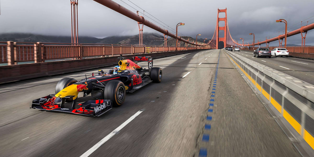 Watch Red Bull Racing's USA road trip