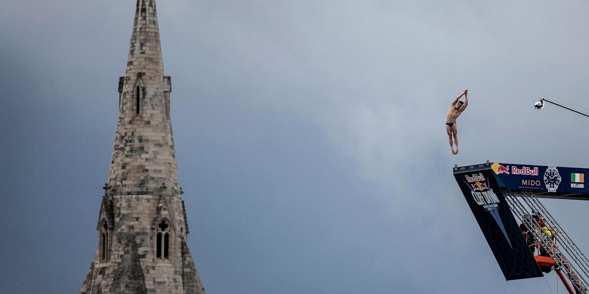 Red Bull Cliff Diving vai a Dublin pela primeira vez