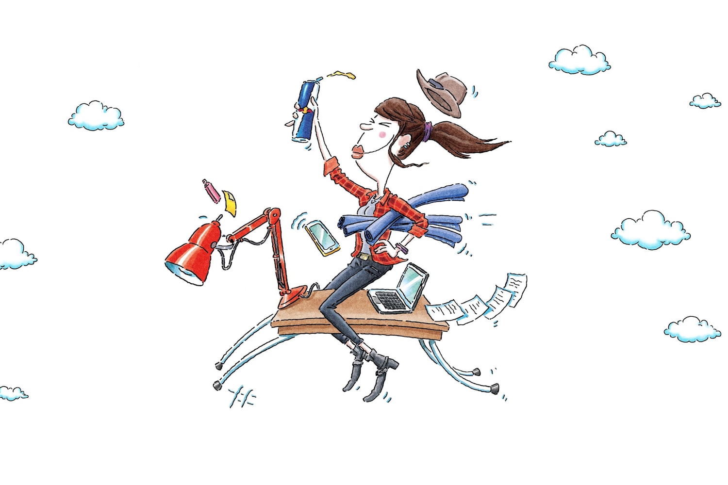 Red Bull Cartoons - Work