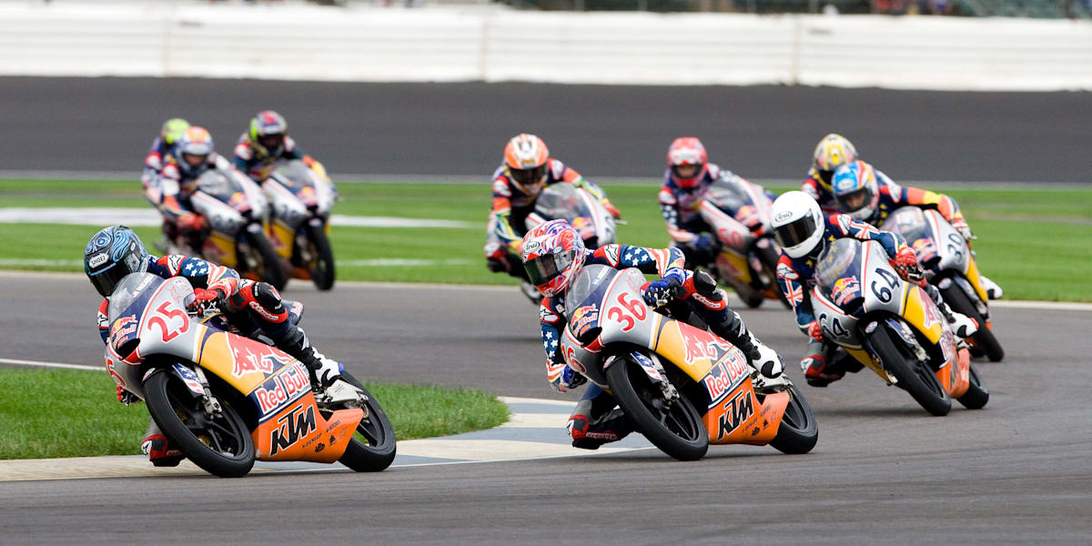 Red Bull Rookies AMA US Rookies race at the Riders Cup in Valencia