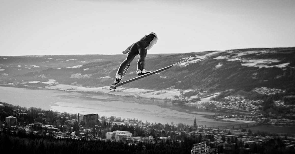 ski jump wallpaper