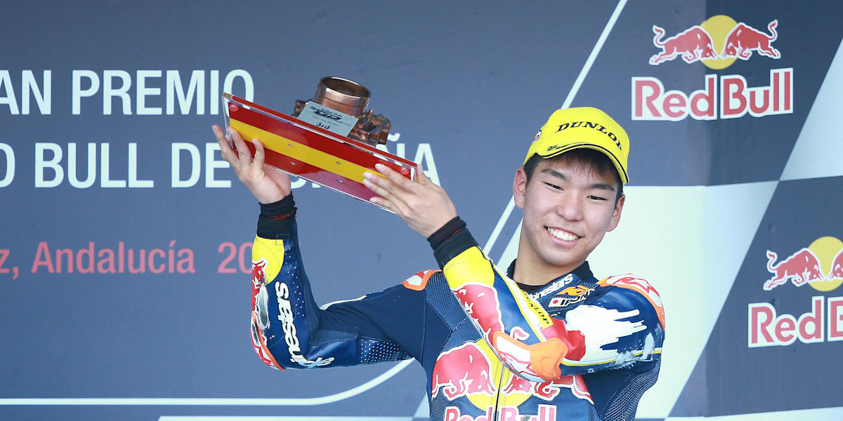 Blog | Masaki on the podium in his first Cup race