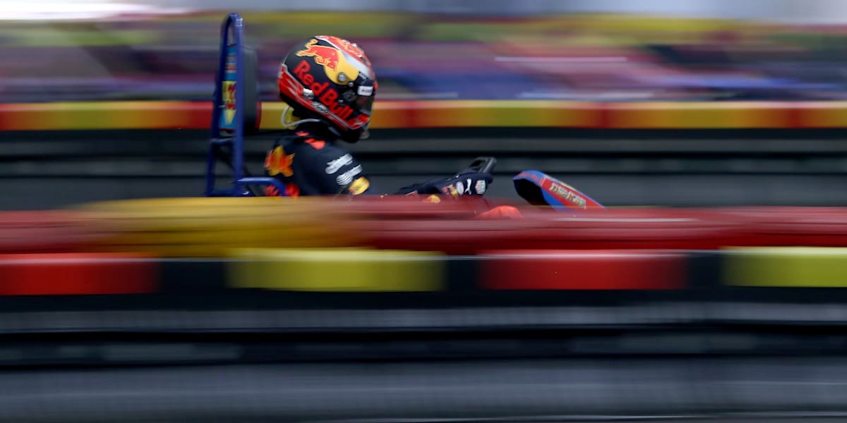 Max Verstappen: su paso en el karting