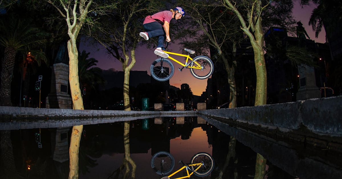 BMX rider Murray Loubser