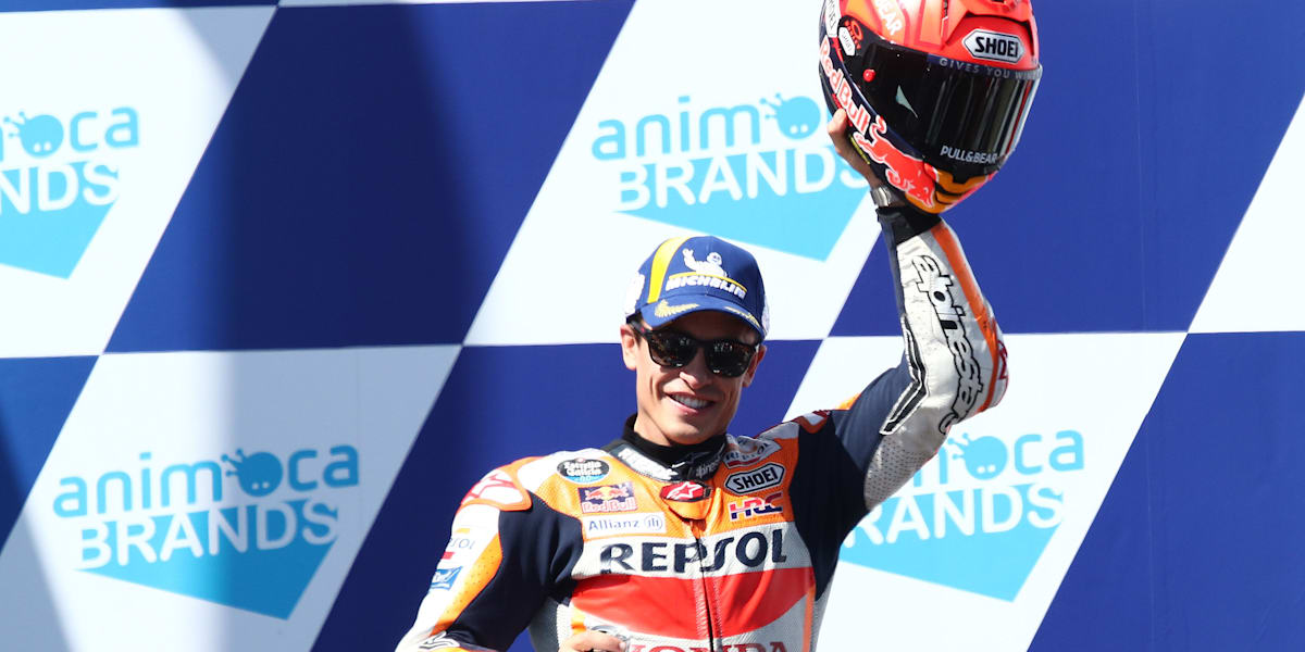 MotoGP GP Australii 2022: Marc Marquez na podium