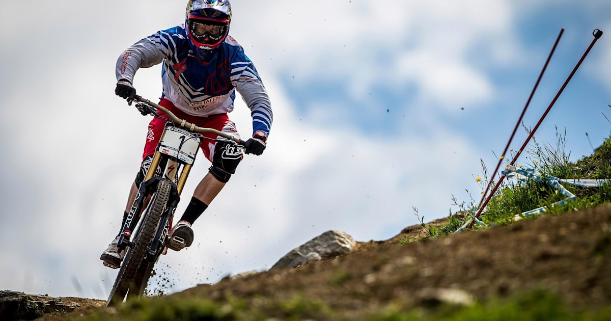 Aaron Gwin y sus ruedas: Copa del Mundo MTB UCI Leogang