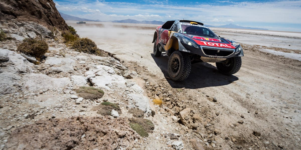 Le meilleur de l'action des voitures du Dakar 2016