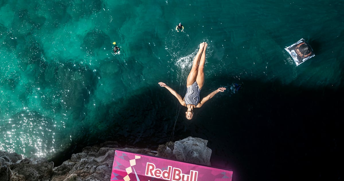 Red Bull Cliff Diving 2021: Polignano primer día
