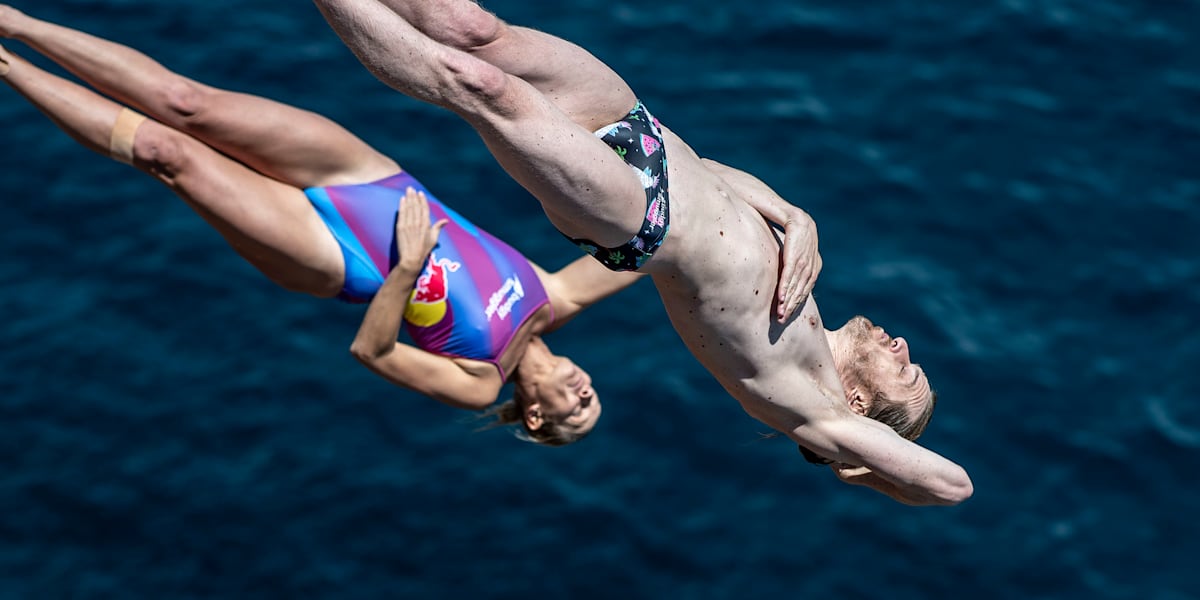 Red Bull Cliff Diving 2021: France training day photos
