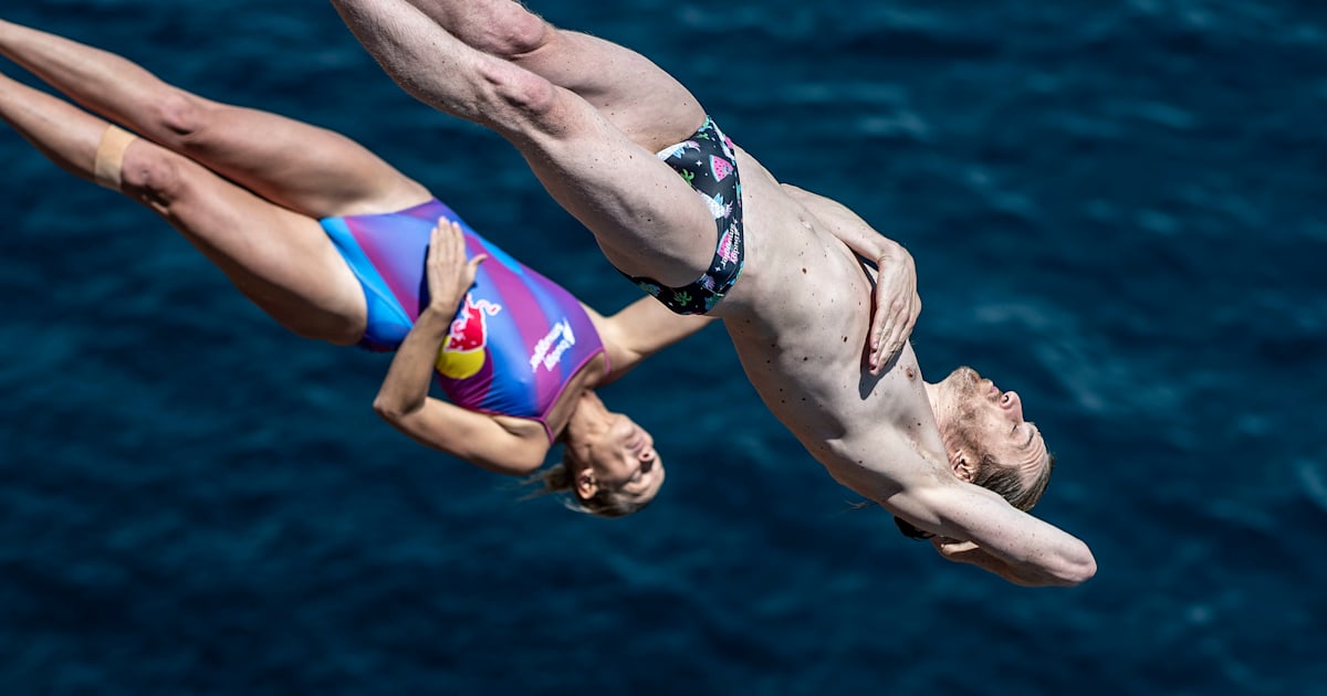 Red Bull Cliff Diving 2021: France training day photos