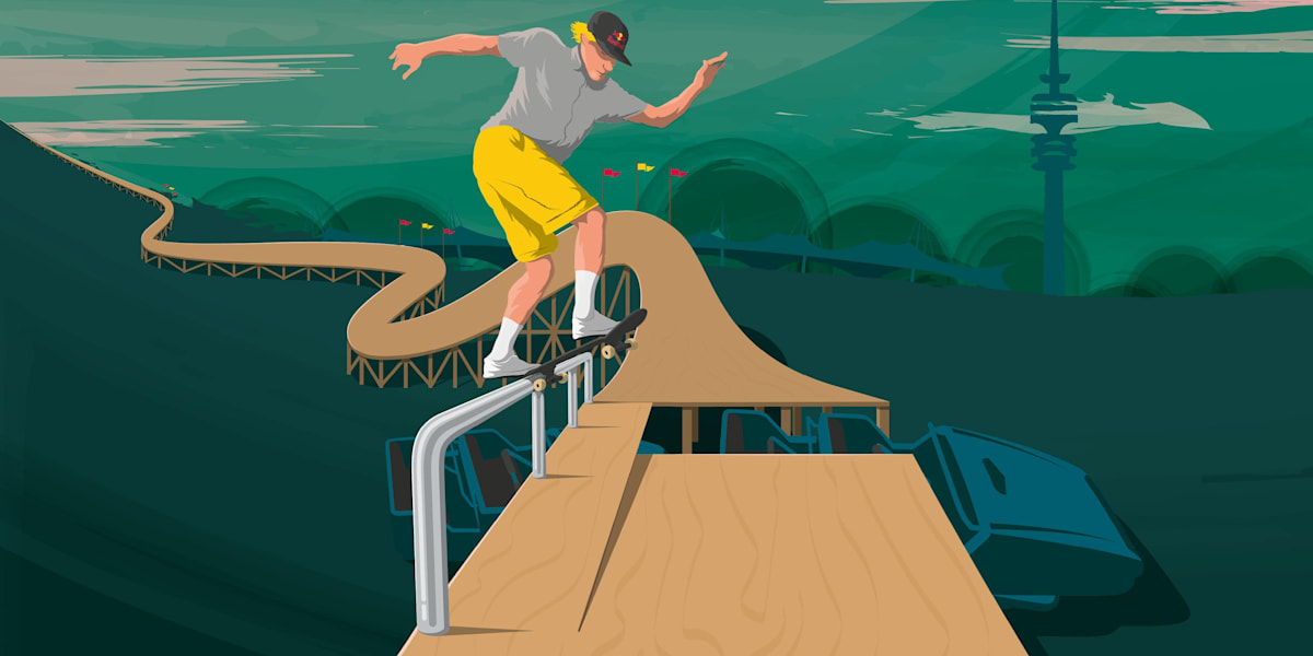 Red Bull Roller Coaster skate event preview **video**