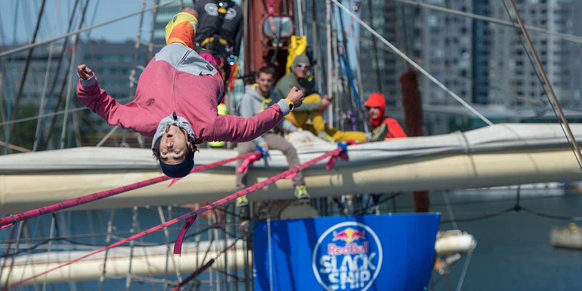 Slackline’owe triki jakich być może nie widziałeś video