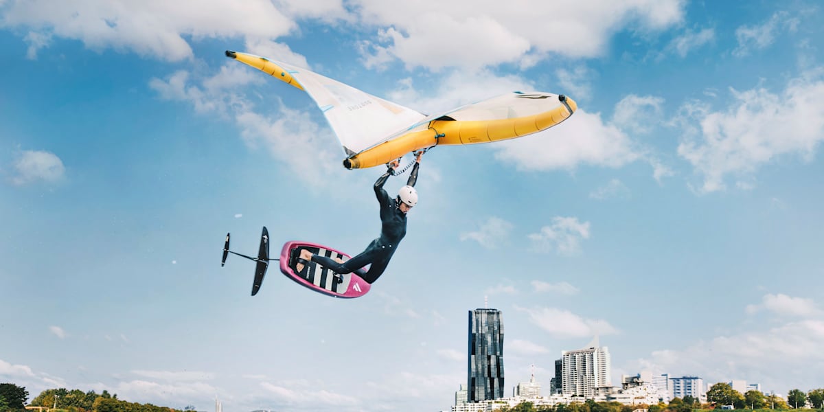 Wingfoilen in Wien mit Kite-Profi Stefan Spiessberger