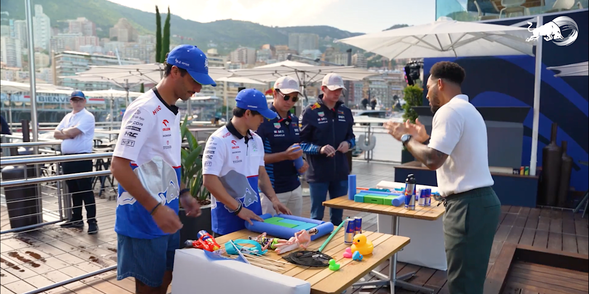 DIY Raft Building With F1 Drivers. What Could Go Wrong?