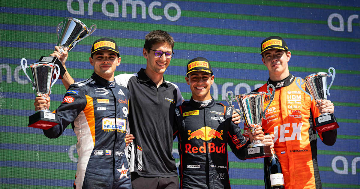 Lindblad claims Feature Race victory in Barcelona F2 battle