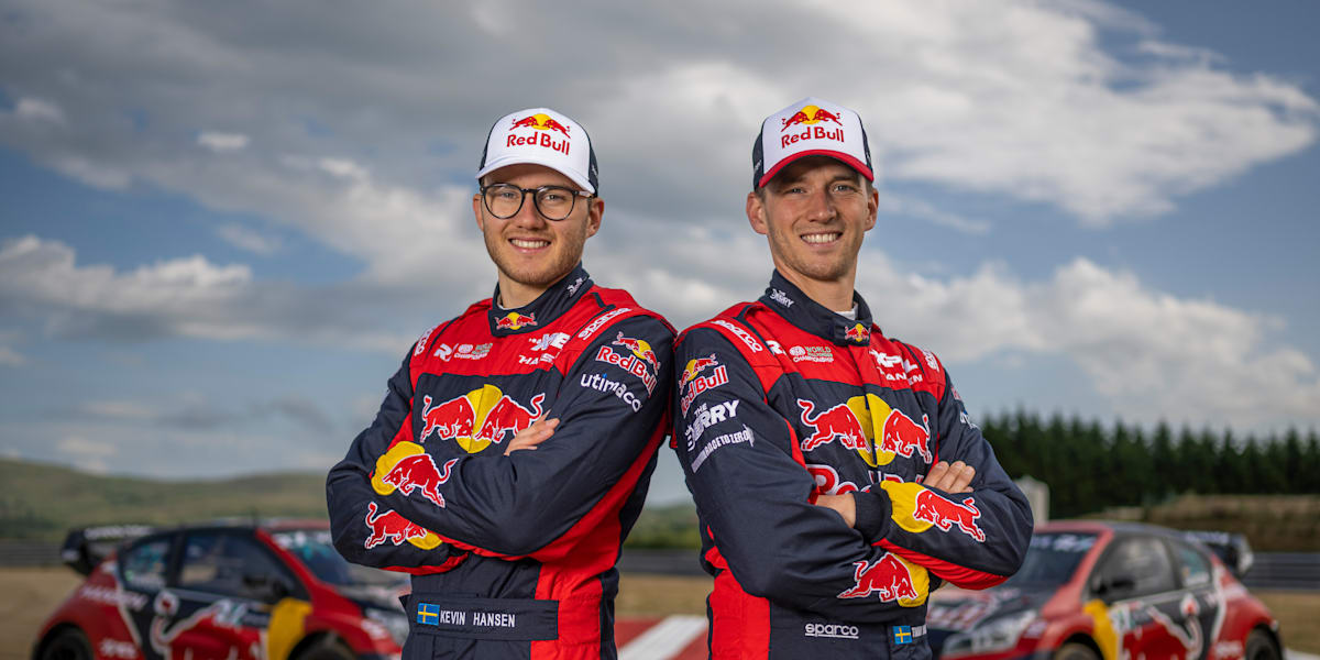 Meet the rallycross brothers Timmy and Kevin Hansen