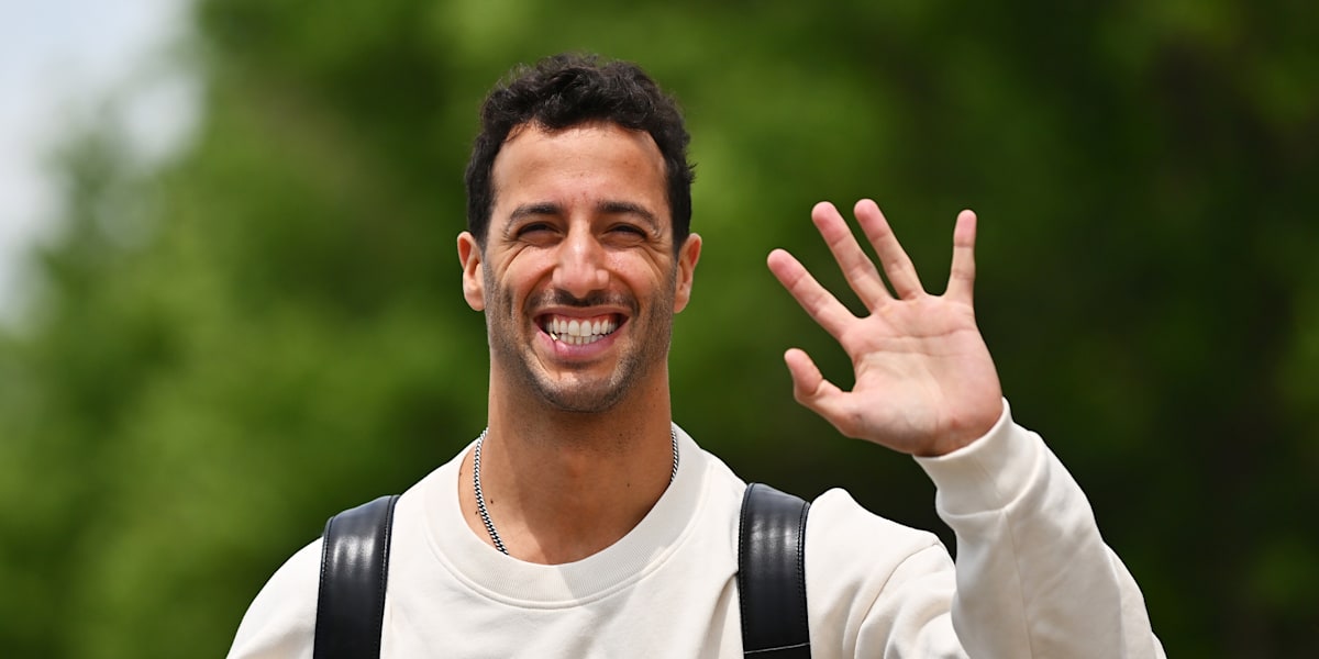 Olha ele aí: o Daniel Ricciardo voltou pra casa