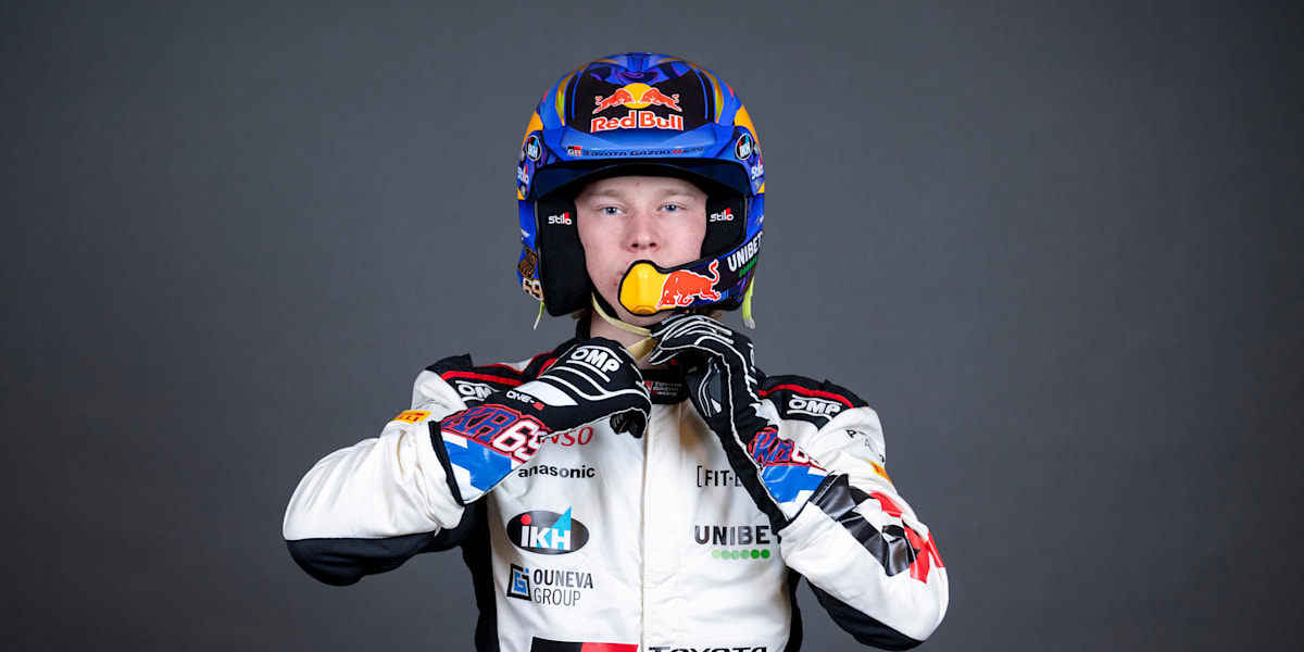 Design Kalle Rovanperä helmet for Rally Finland