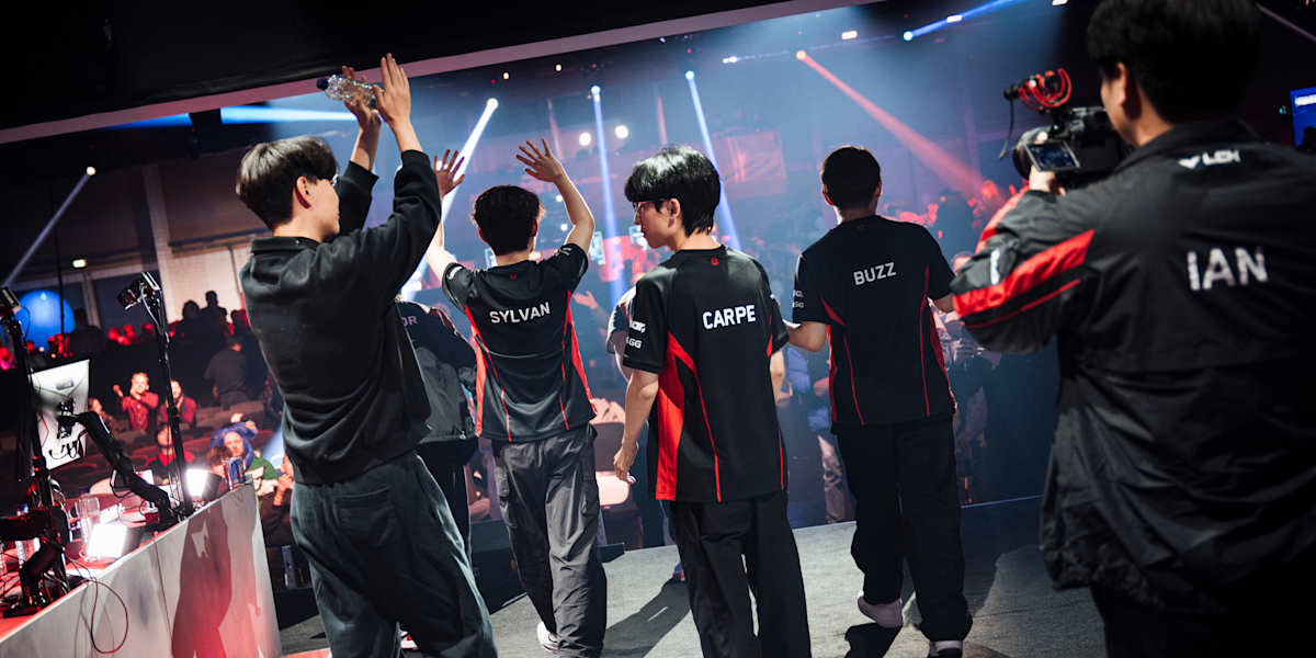 T1 esports team – profile page