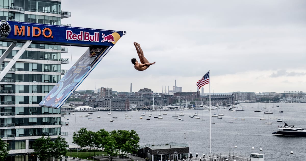 Red Bull Cliff Diving Boston: La física de los saltos