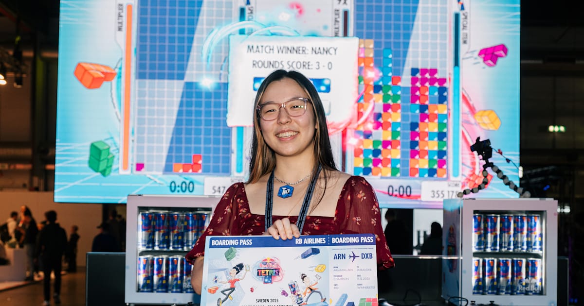Nancy “Flowerpetal” Wins Red Bull Tetris Sweden