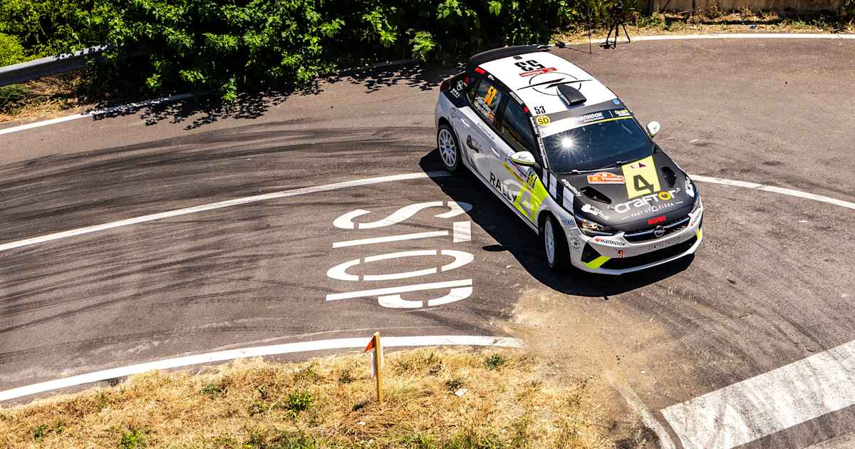 Carlberg edging Pérez for Junior ERC joy