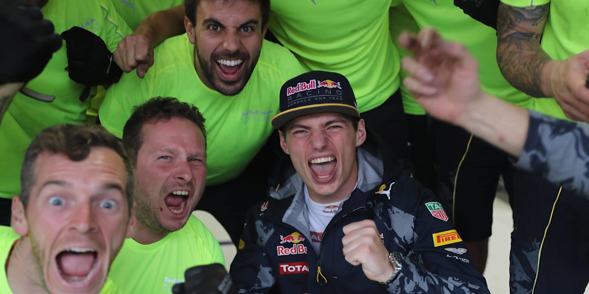 Max Verstappen 2016 Brazilian Grand Prix win – photos