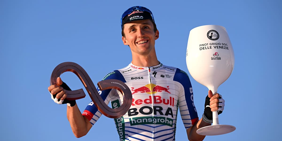 Back on the podium: Jai Hindley's Giro return