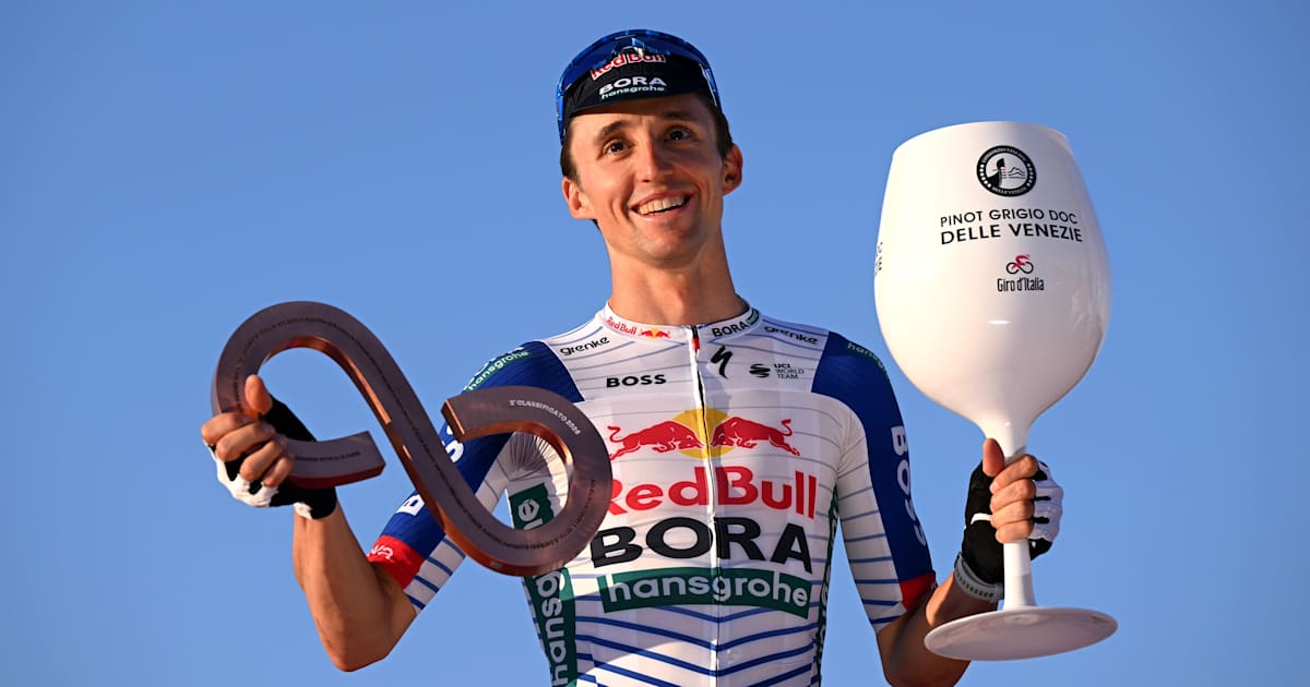 Back on the podium: Jai Hindley's Giro return