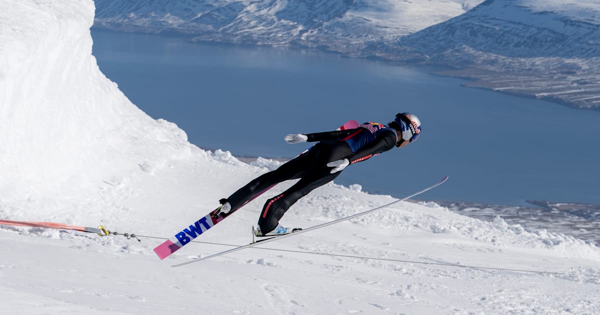 olympic ski jump record