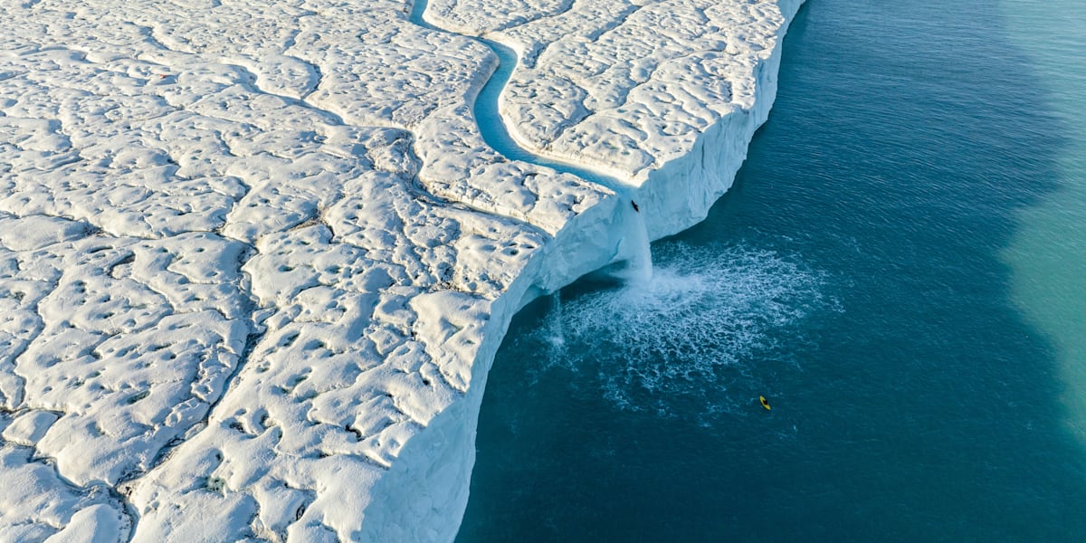Ice Waterfalls in photos