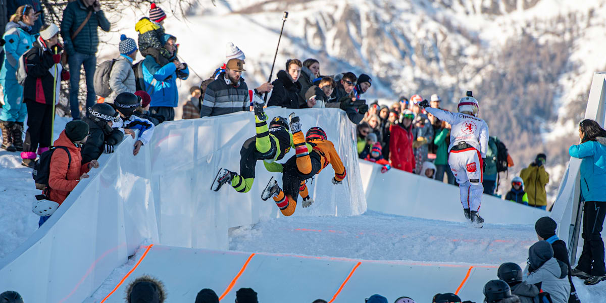 Red Bull Ice Cross 2019-20: Pra-Loup highlights