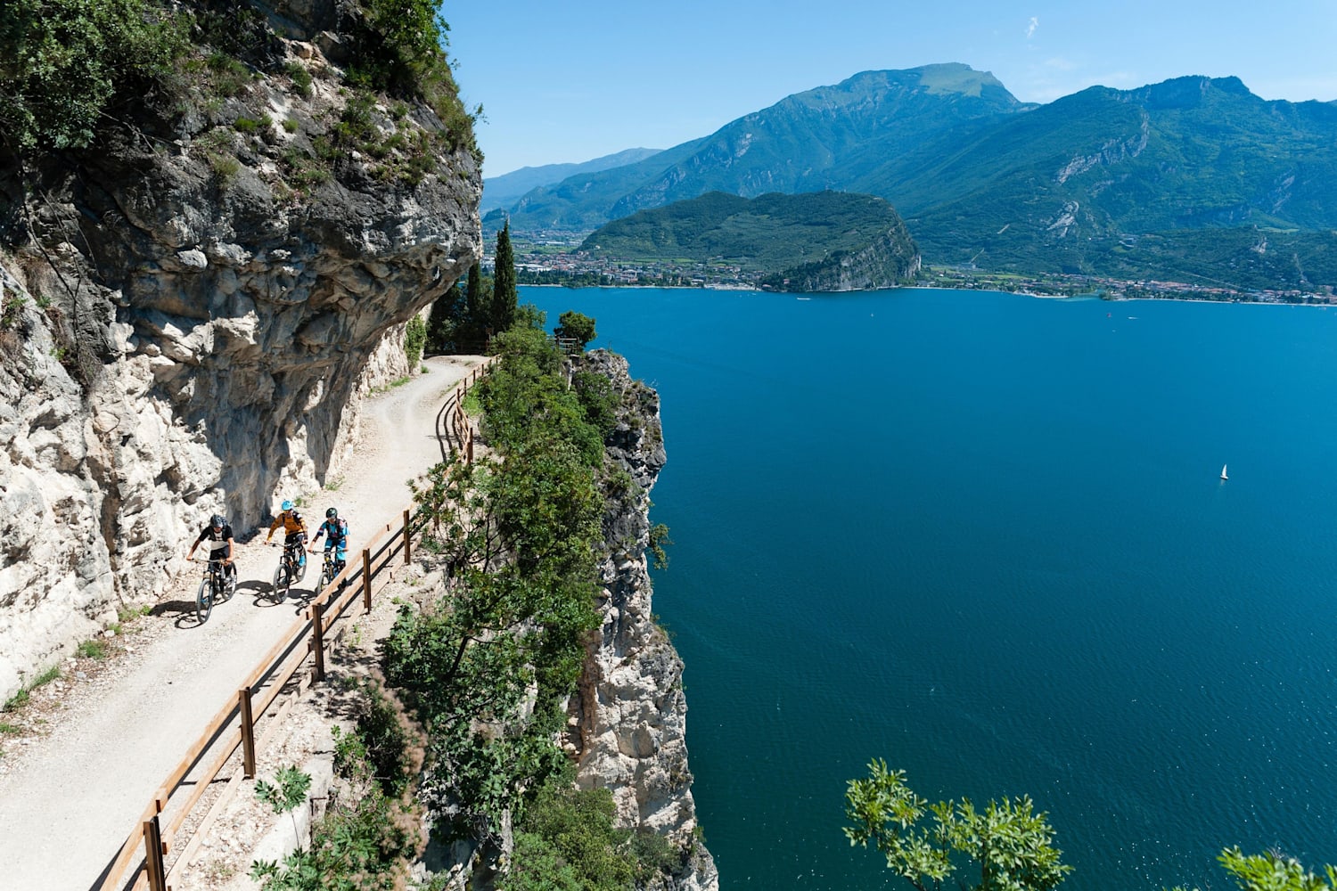 Le lac de Garde, ou le trip en VTT à l'année en Italie