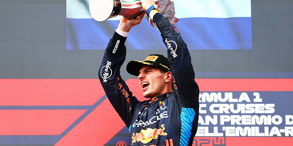 Max Verstappen continues his mastery of Imola