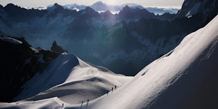 Top 6 ski runs with the most vertical drop in the world