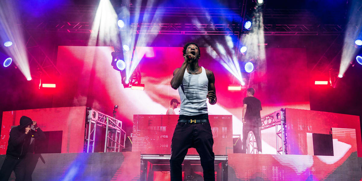 Desiigner live met zijn track Panda