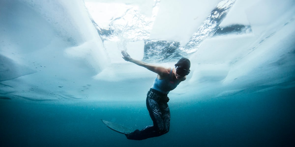 Eistaucherin Johanna Nordblad: Hellwach im Dämmerschlaf