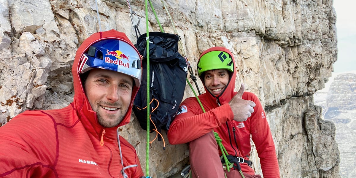 Nicolas Hojac und Alex Honnold: Kletterer unter sich