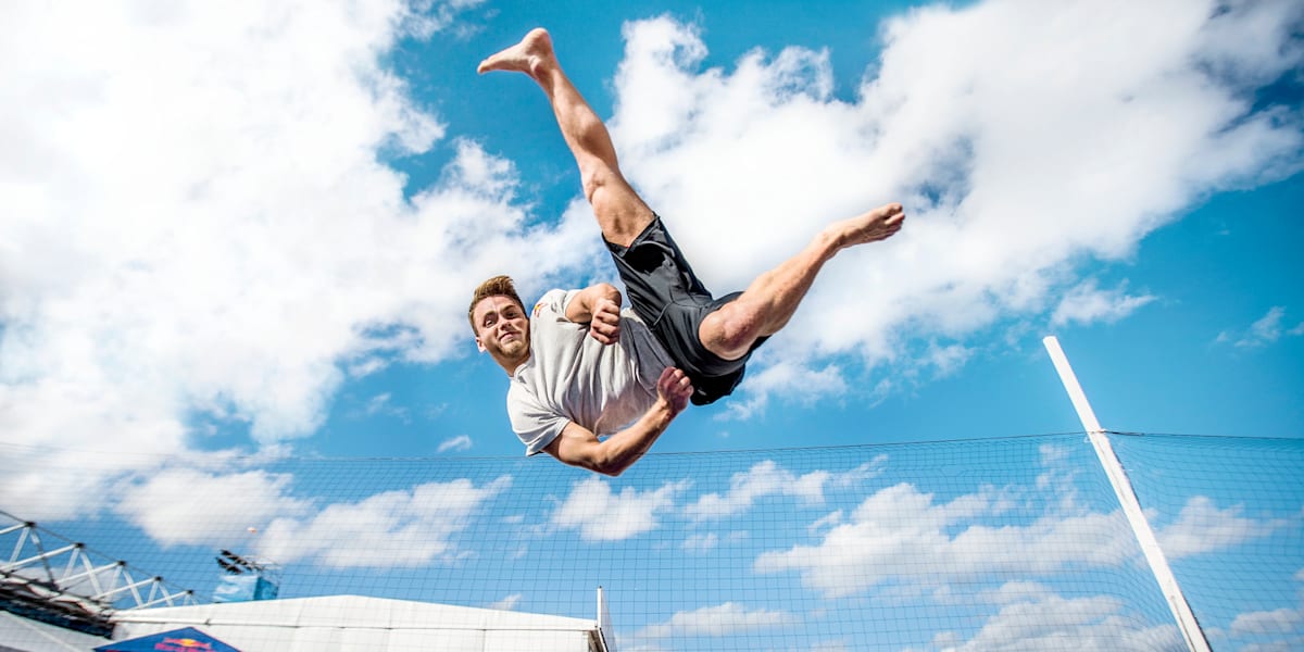 Acrobatic tricker Bailey Payne shares his fitness tips