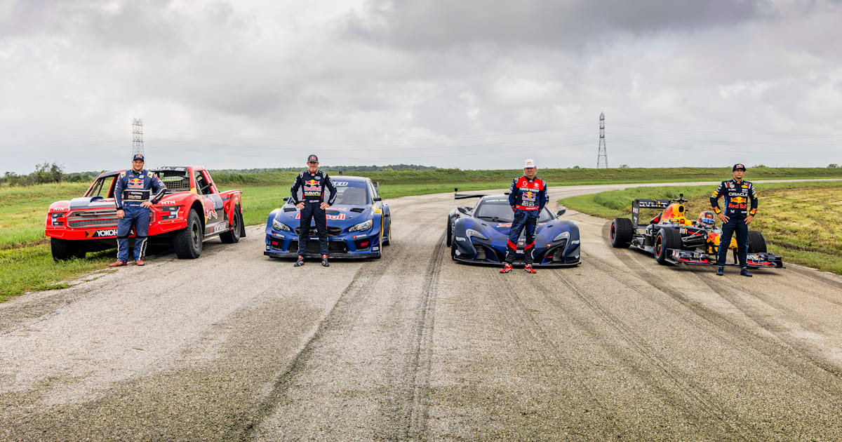 F1, rallycross, drift and pro4 on a custom race track