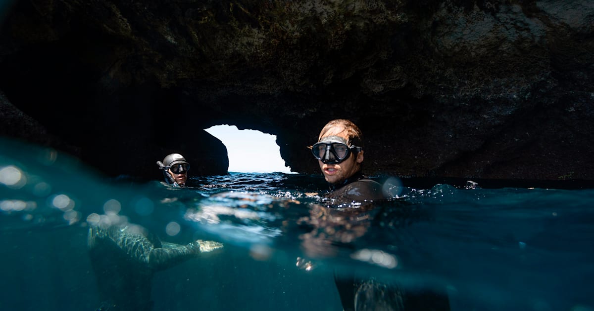 Big Wave Surfer Nic von Rupps erster Apnoe-Tauchgang