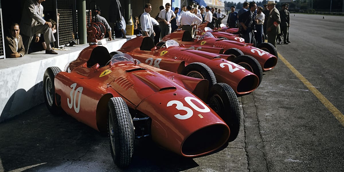 Ferrari in F1 in the 1950s, with Hawthorn and Collins