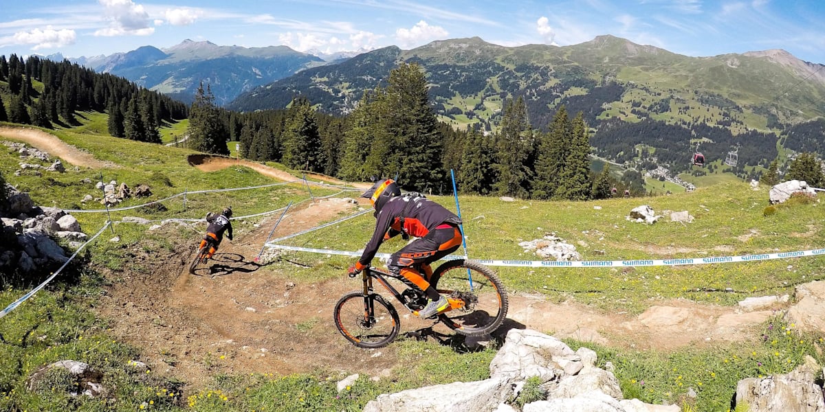 Claudio Caluori and Gaëtan Vigé Course Run Gallery