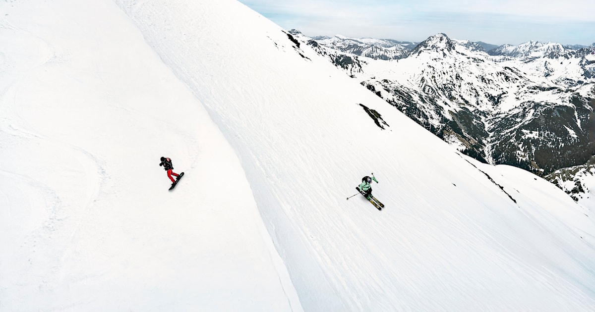 Lena Hoschek & Nadine Wallner: Freeriden am Arlberg