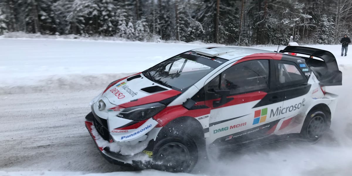 WRC Arctic Rally Finland: Watch highlights from the air