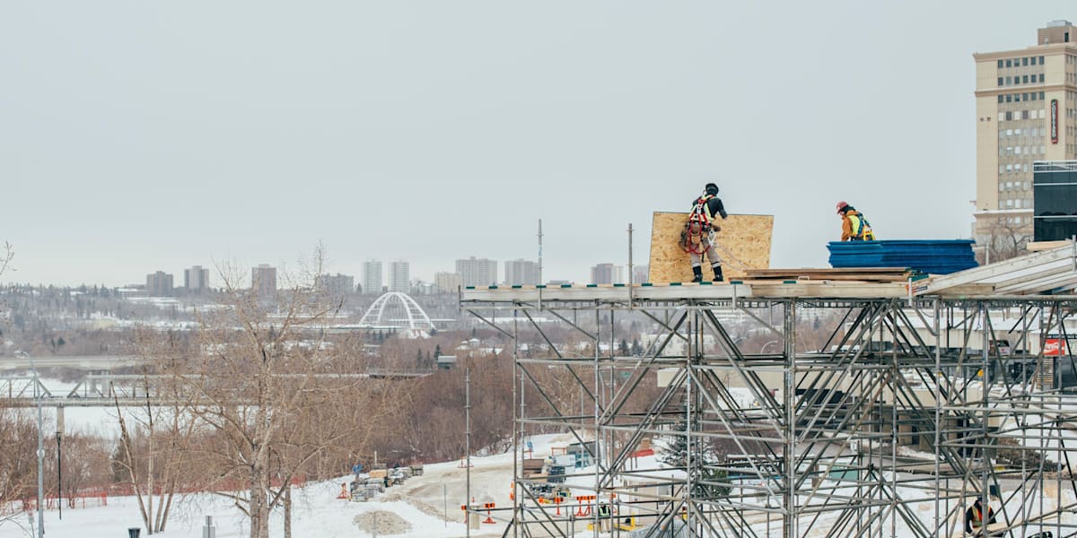 How it's made: The Red Bull Crashed Ice Edmonton track