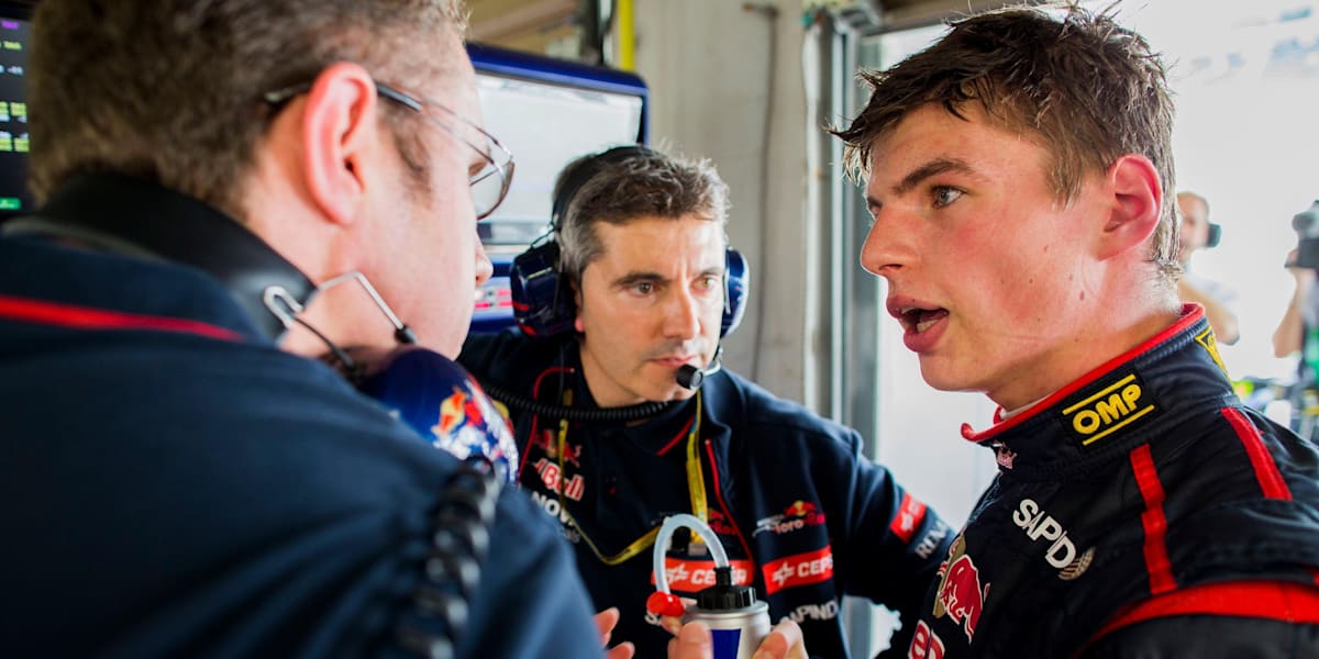 Max Verstappen on his F1 debut