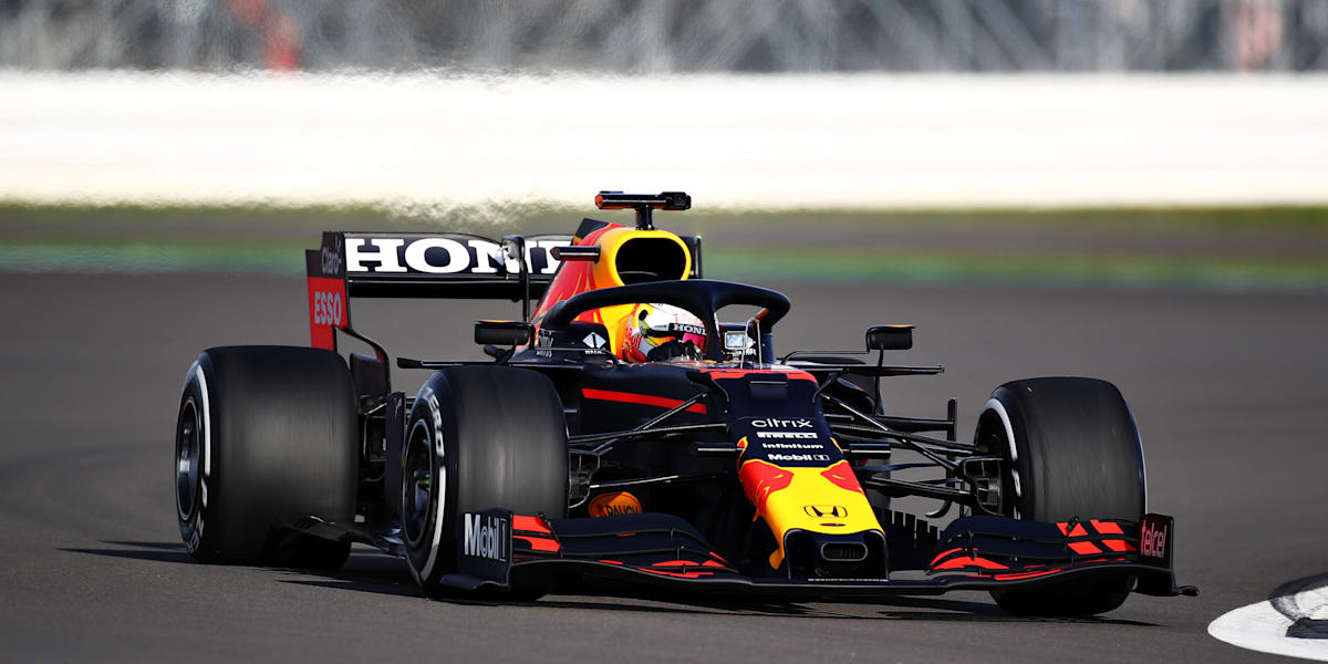 RB16B And RB15 Hit The Track At Silverstone